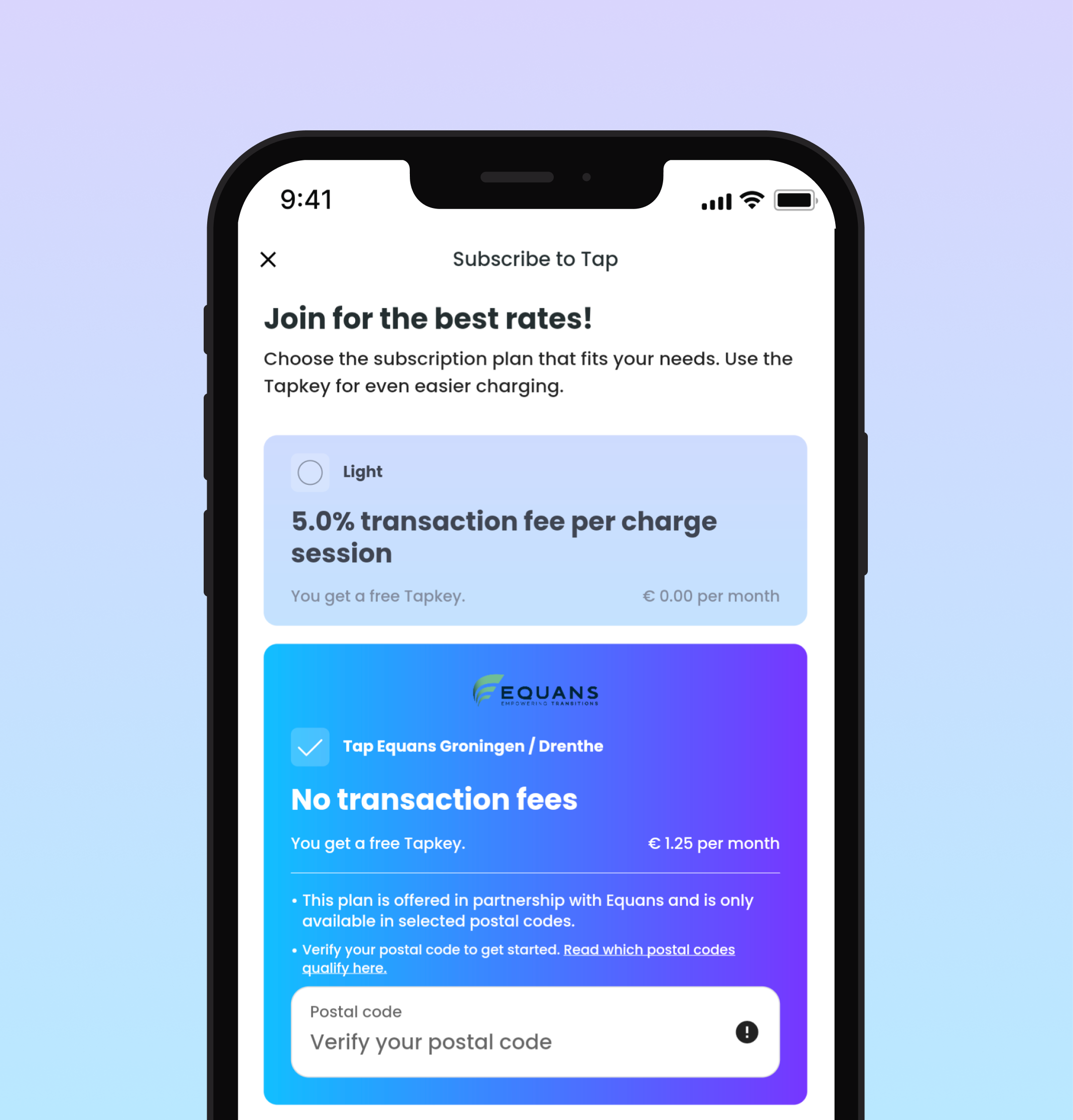Groningen & Drenthe’s cheapest charge card - Tap Electric